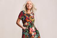 Fabric PolyViscose Short Sleeve Dresses | Womens | Ambrose Wilson