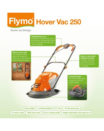 Flymo HoverVac 250 Corded Lawnmower | Ambrose Wilson