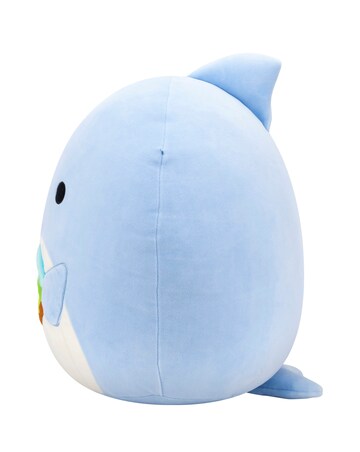 Squishmallows Large Plush 16in - Samir Light Blue Whale Holding ...