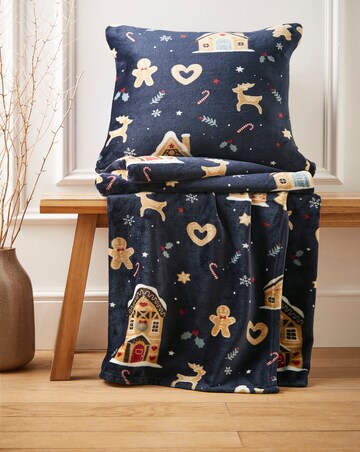 Gingerbread Fleece Throw | Ambrose Wilson