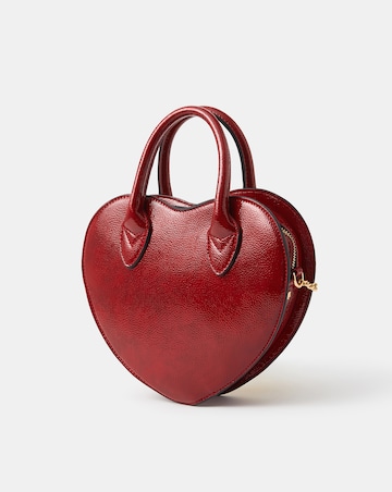Accessorize Patent Heart Crossbody Handbag | Ambrose Wilson