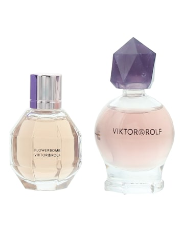 Viktor Rolf 2 Piece Gift Set: EDP Flowerbomb 7ml - EDP Good Fortune 7ml ...